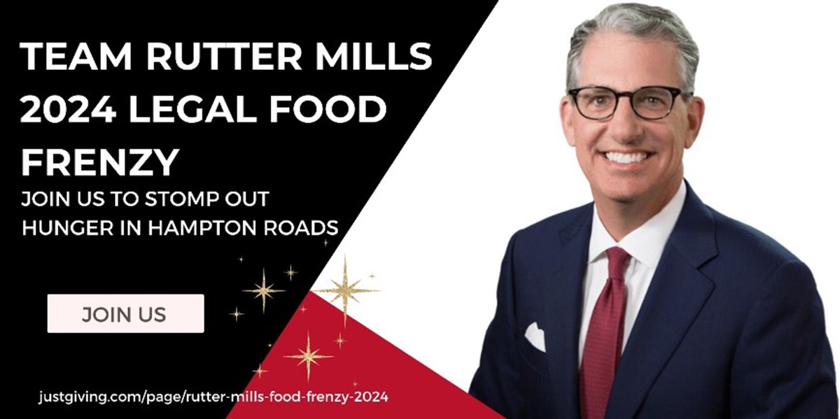 Rutter Mills is fundraising for Foodbank Of Southeastern Virginia