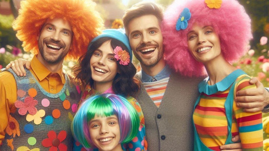 Silly Dress Family Portrait Challenge for Nourish - JustGiving