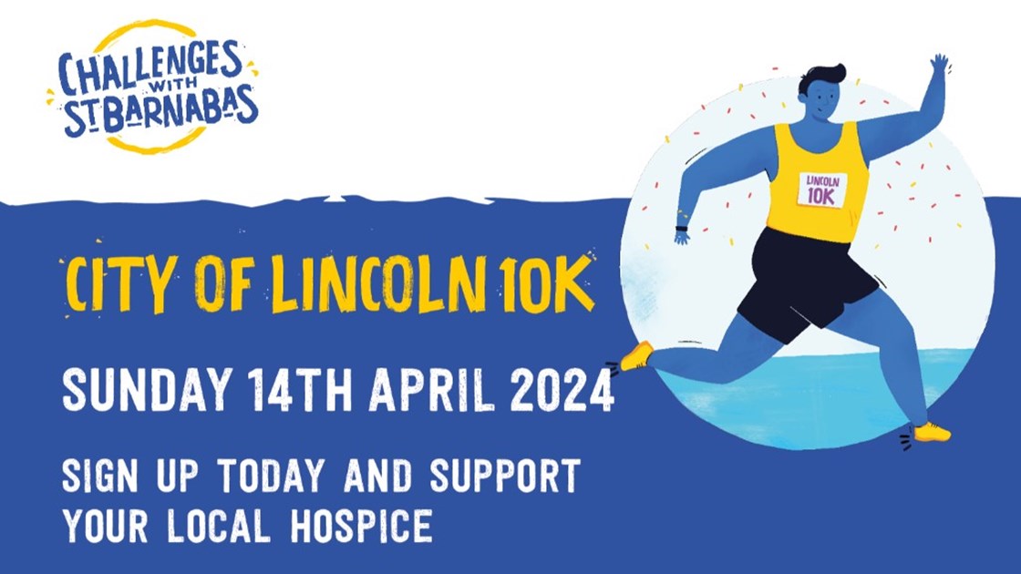 Run in the City of Lincoln 10k for St Barnabas Hospice in 2024 - JustGiving