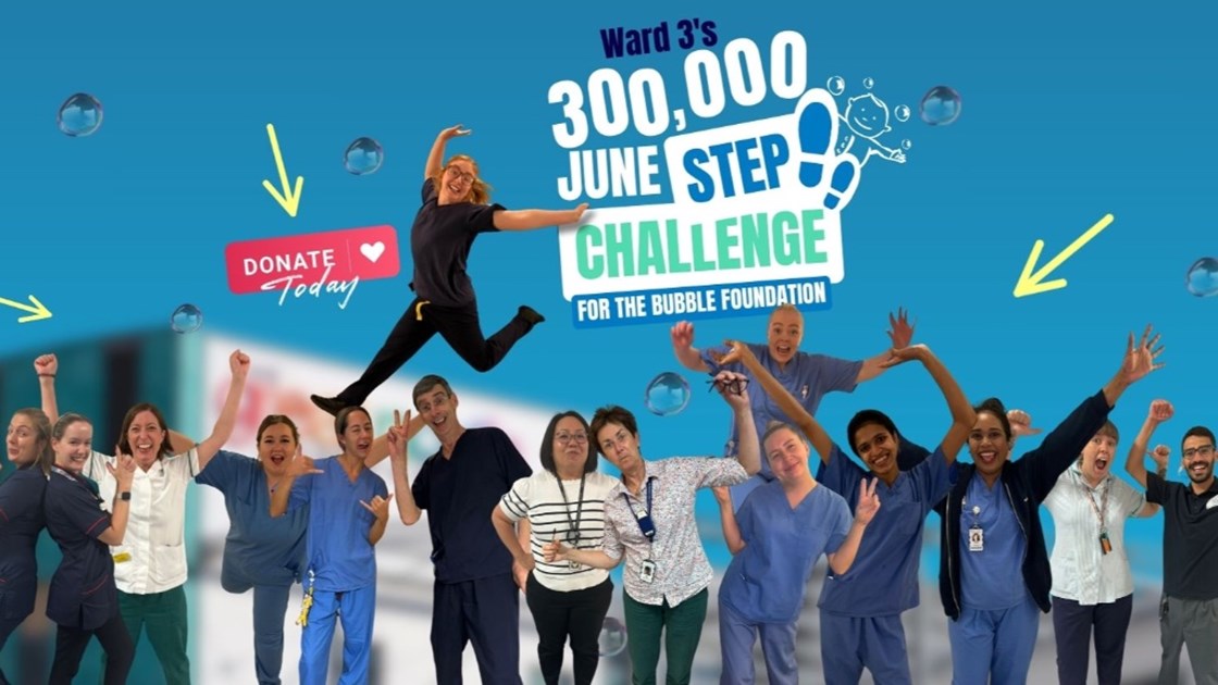 Ward 3's 300,000 June Step Challenge - JustGiving