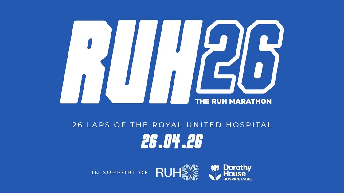 'RUH26' The RUH marathon is fundraising for RUHX