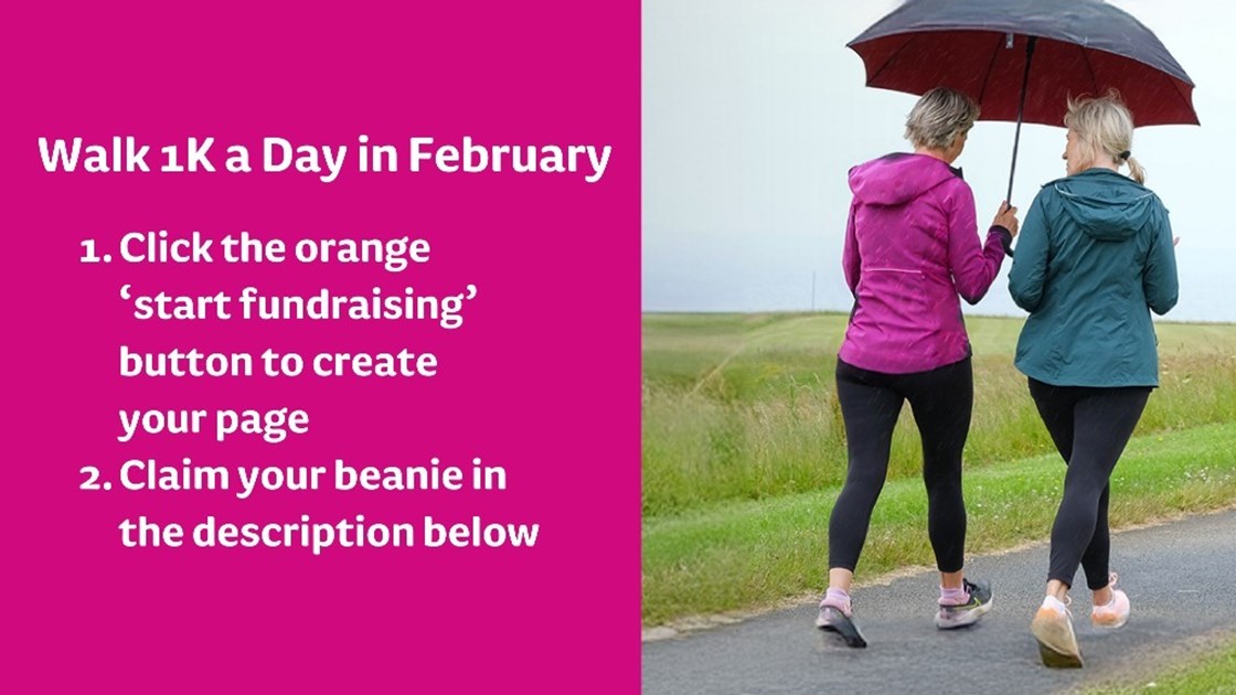 Walk 1K a Day in February 2025 - JustGiving