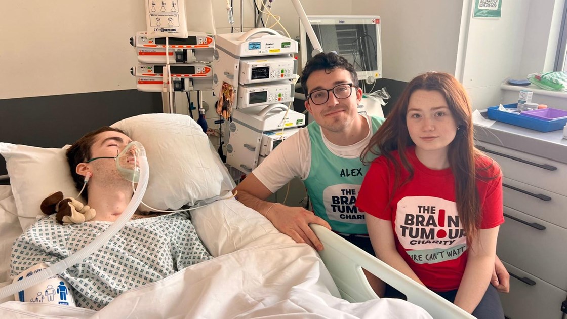 Alex Preston is fundraising for The Brain Tumour Charity
