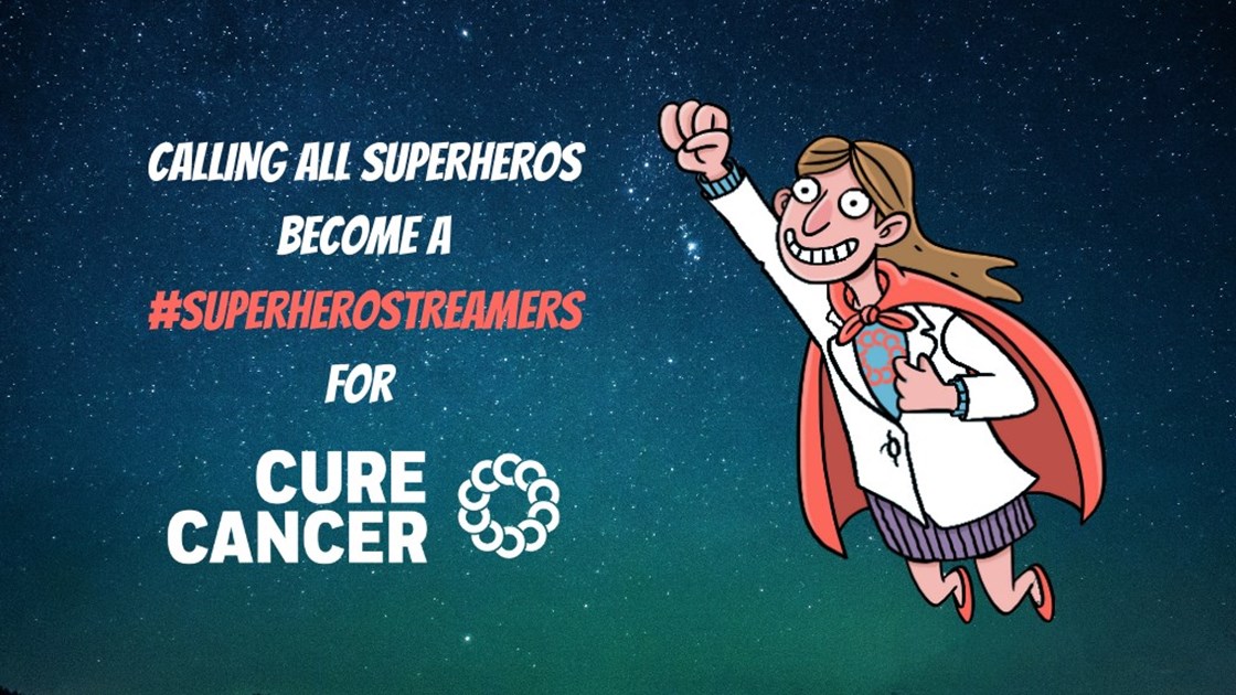 Superhero Streamers - JustGiving