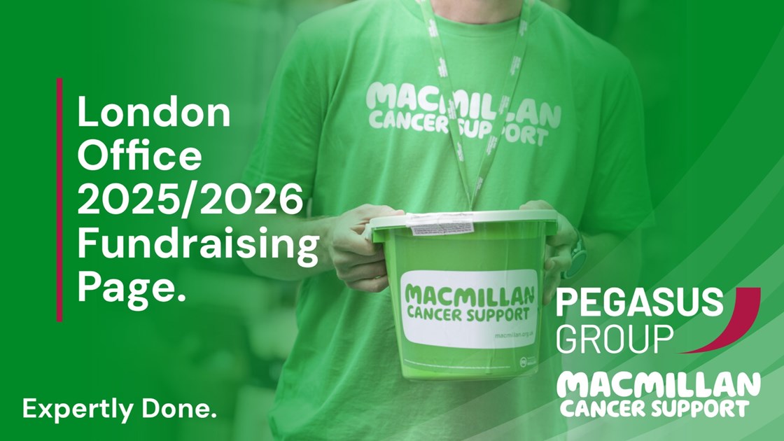 Pegasus Group is fundraising for Macmillan Cancer Support
