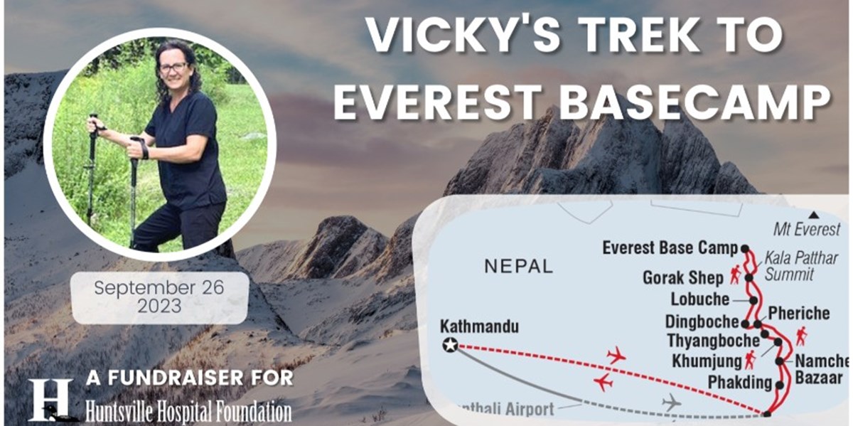 Vicky Barrett is fundraising for Huntsville Hospital Foundation