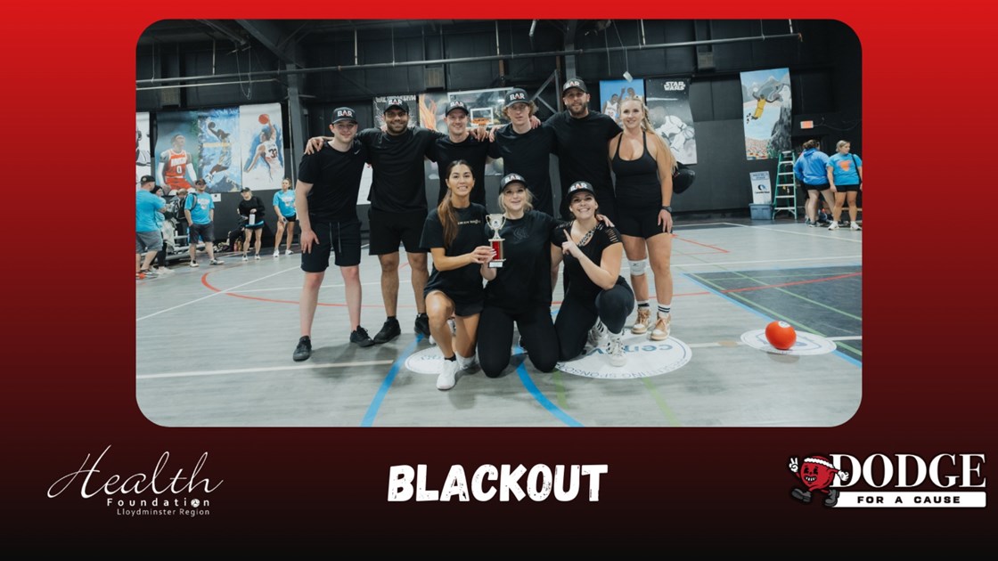 Team Blackout is fundraising for Lloydminster Region Health Foundation