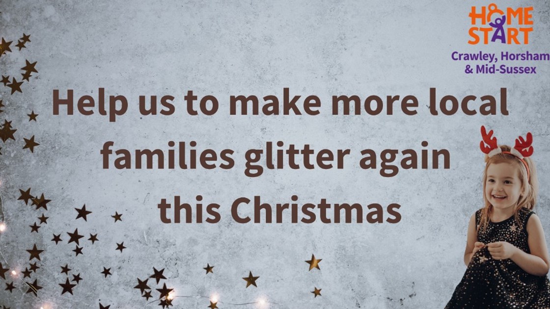 Help us to make more local families glitter again this Christmas ...