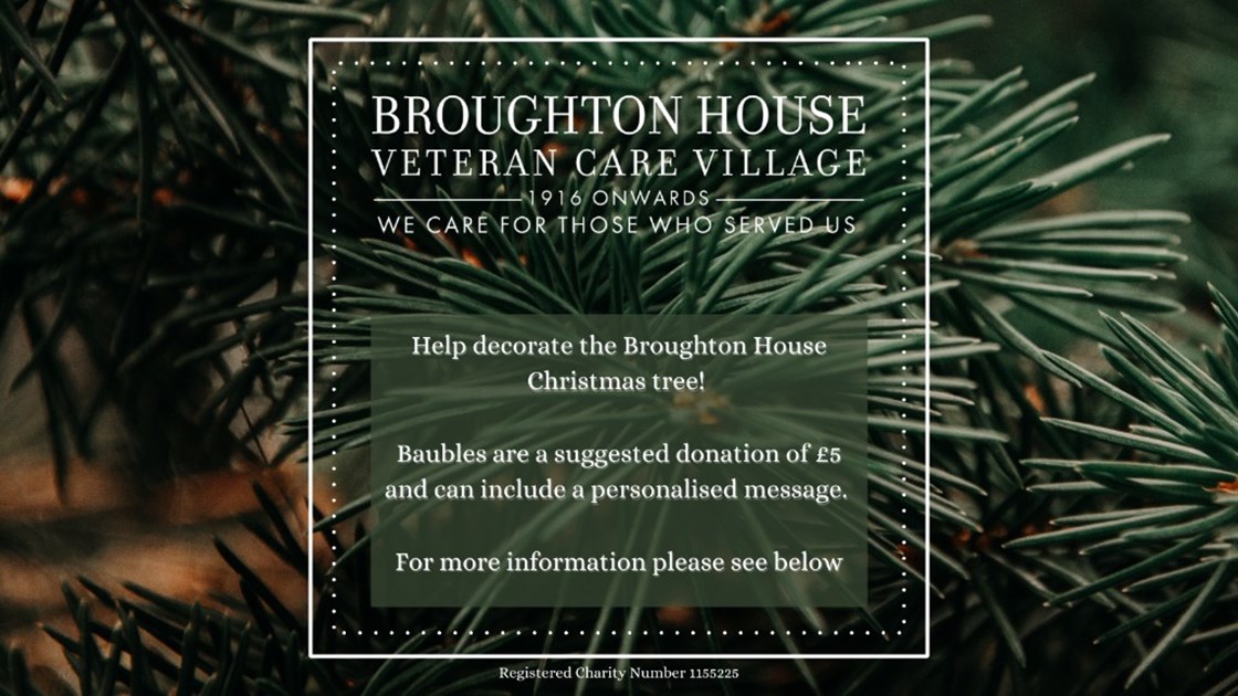 Decorate the Broughton House Christmas Tree - JustGiving