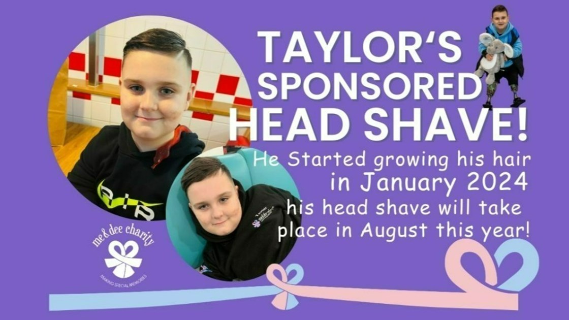 Taylor's Head Shave - JustGiving
