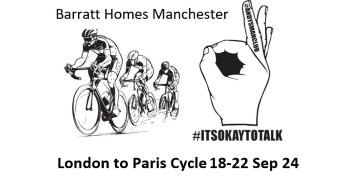 Barratt Manchester Fundraising Team is fundraising for ANDYSMANCLUB
