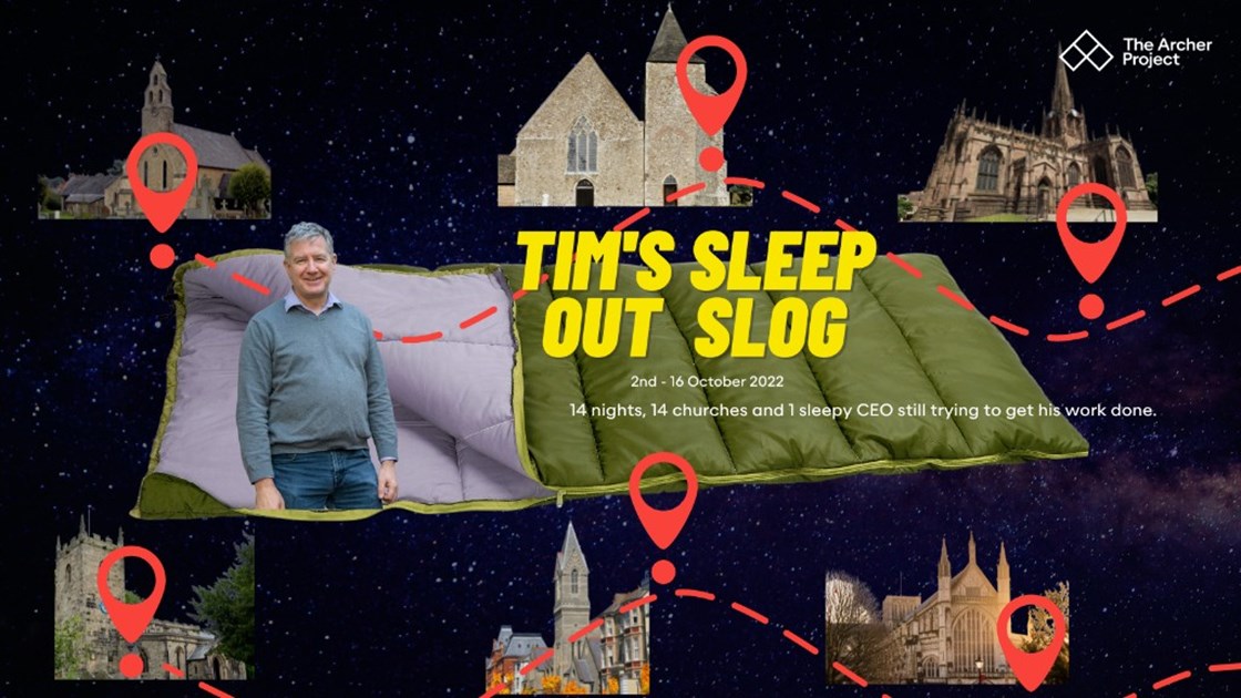 Tim's Sleep Out Slog - JustGiving