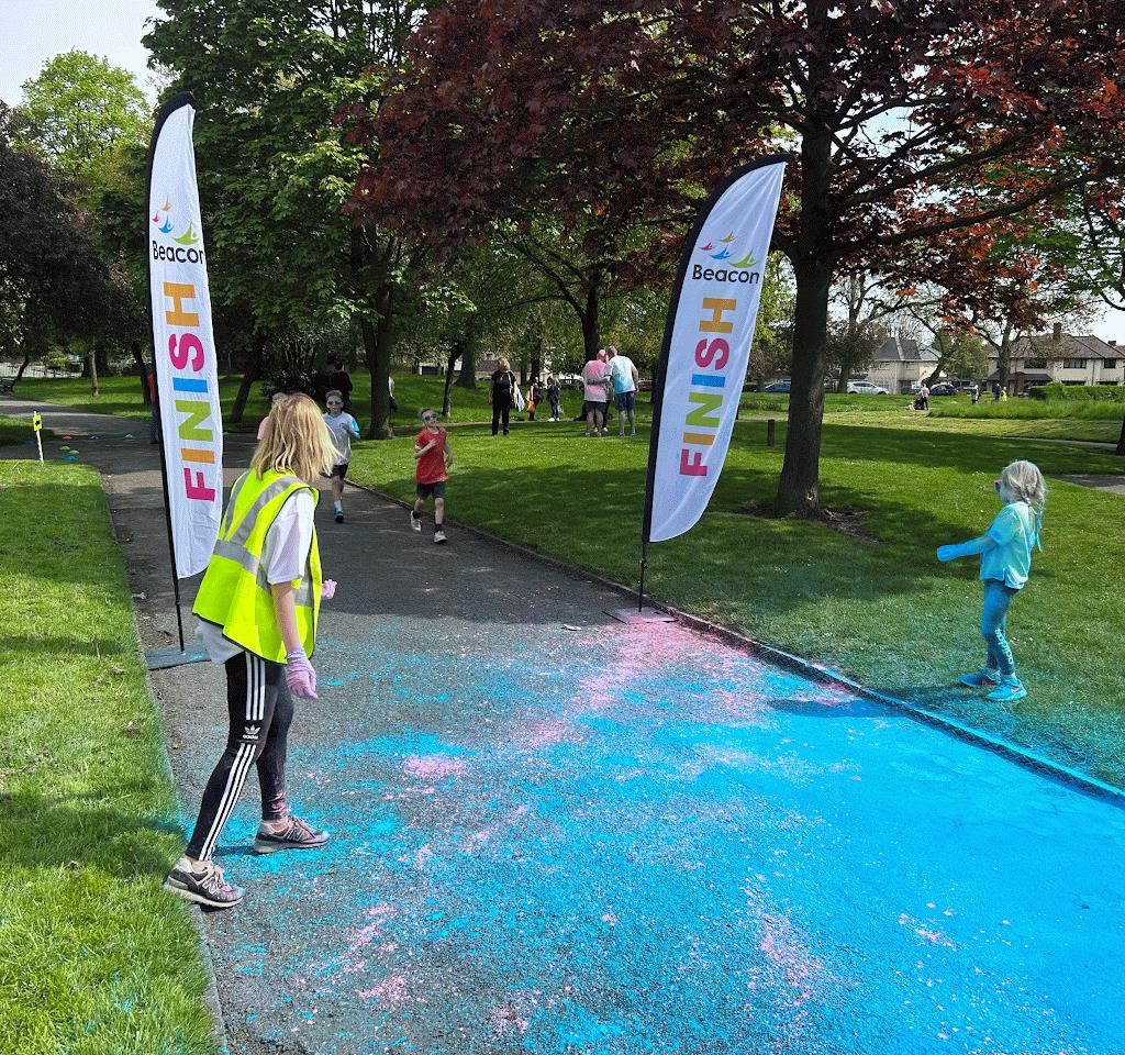 Beacon's Family Fun Colour Run 2024 - JustGiving