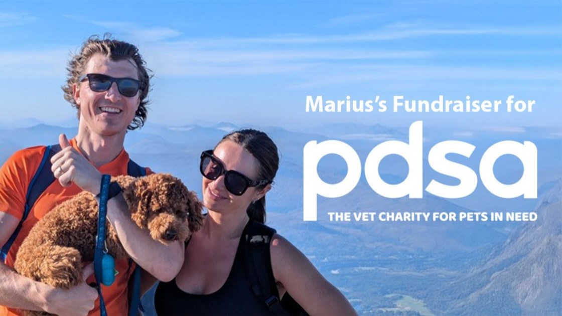 Marius Muraska is fundraising for PDSA