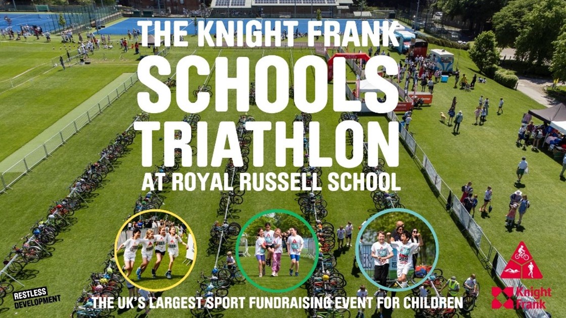 Knight Frank Schools Triathlon 2024 at Royal Russell School - JustGiving
