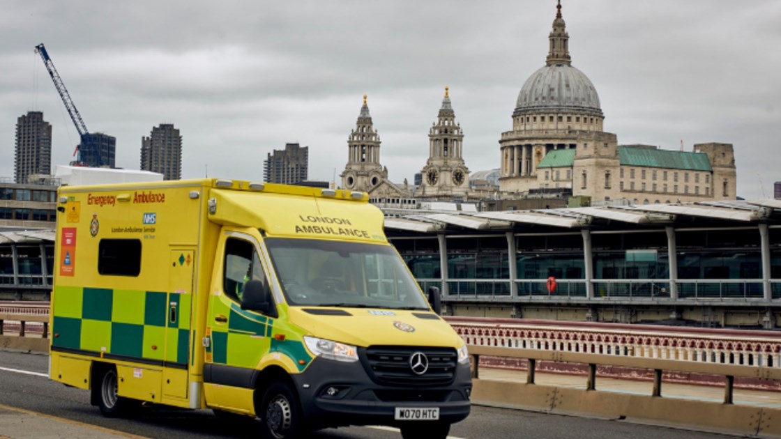 Kevin Atkin is fundraising for London Ambulance Charity