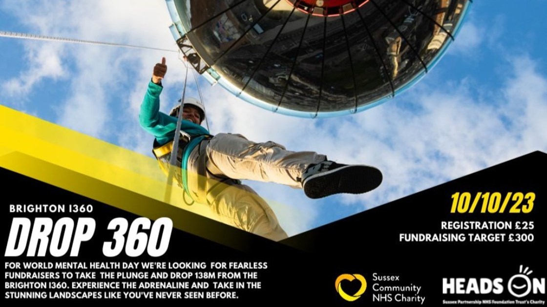 Sussex Community NHS Charity Drop 360 - JustGiving