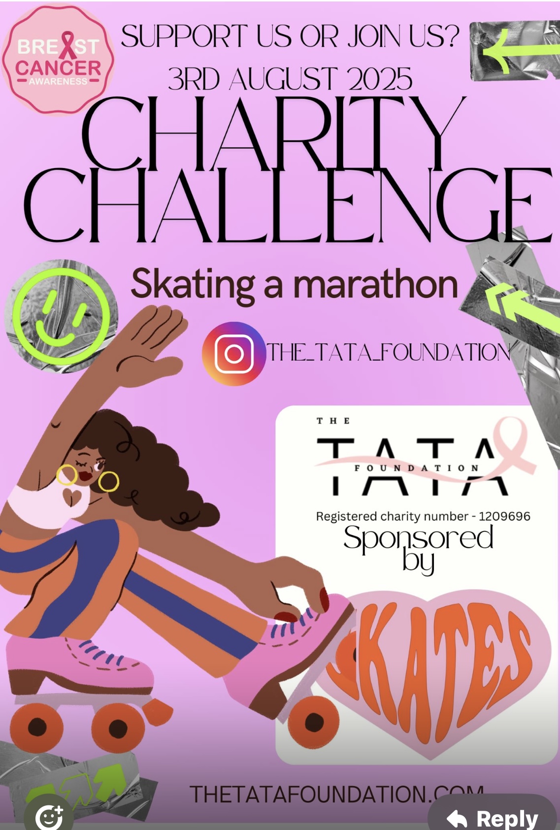 Deborah Wright is fundraising for The Tata Foundation