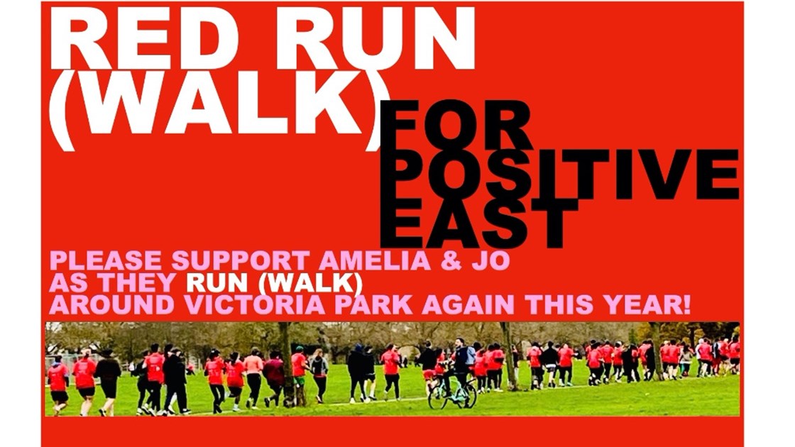 Team fundraising for Positive East is fundraising for Positive East