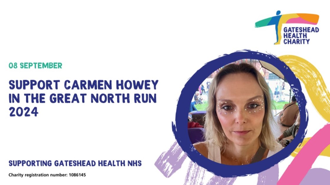 Support Carmen Howey in the Great North Run 2024 - JustGiving