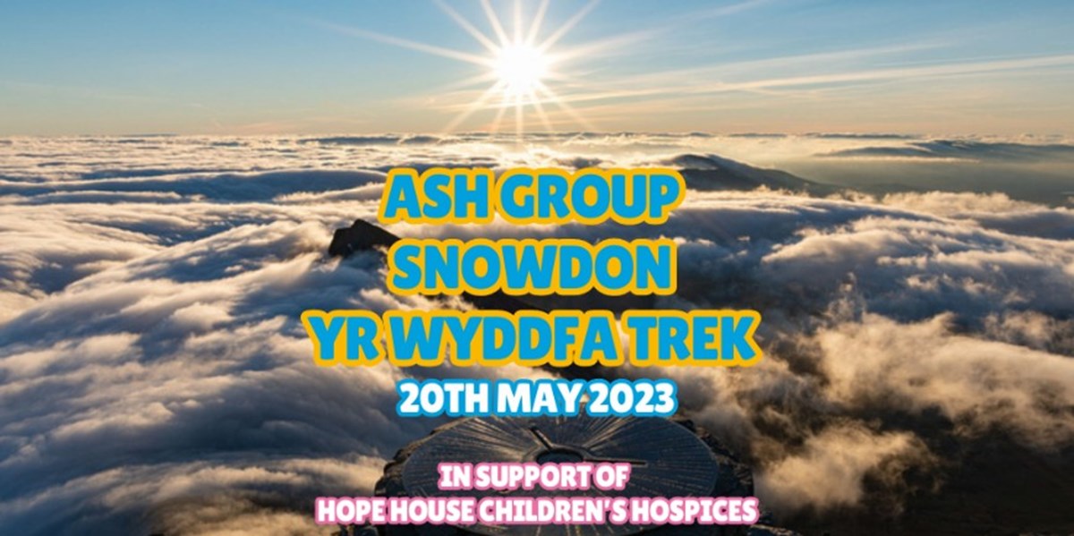 ASH Group Ltd is fundraising for Hope House & Ty Gobaith