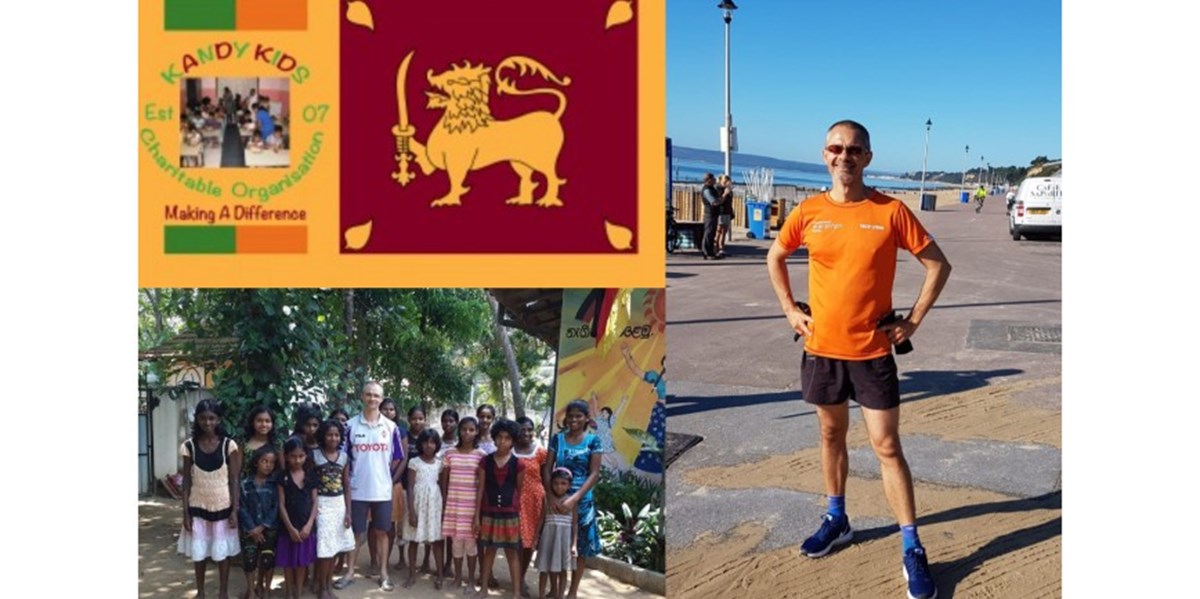 Stuart Pool is fundraising for Kandy kids
