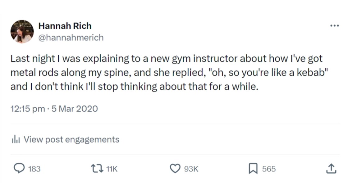 Hannah Rich is fundraising for Scoliosis Support and Research
