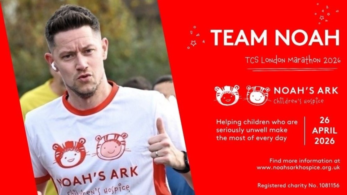 Lewis Freestone is fundraising for Noah's Ark Children's Hospice (London)