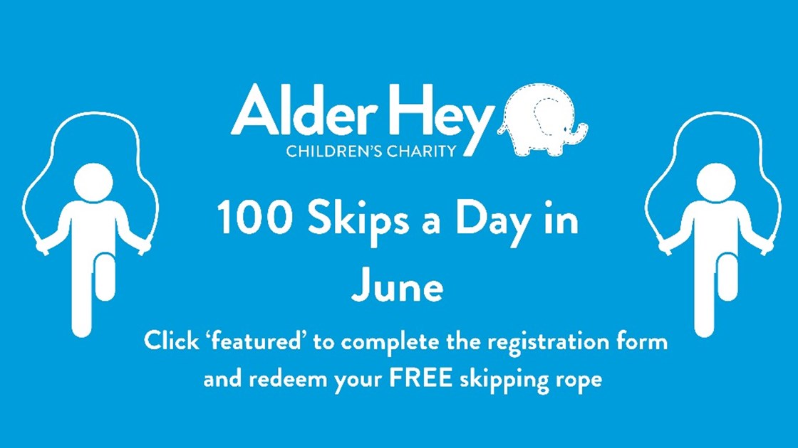 100 Skips A Day For Alder Hey - JustGiving