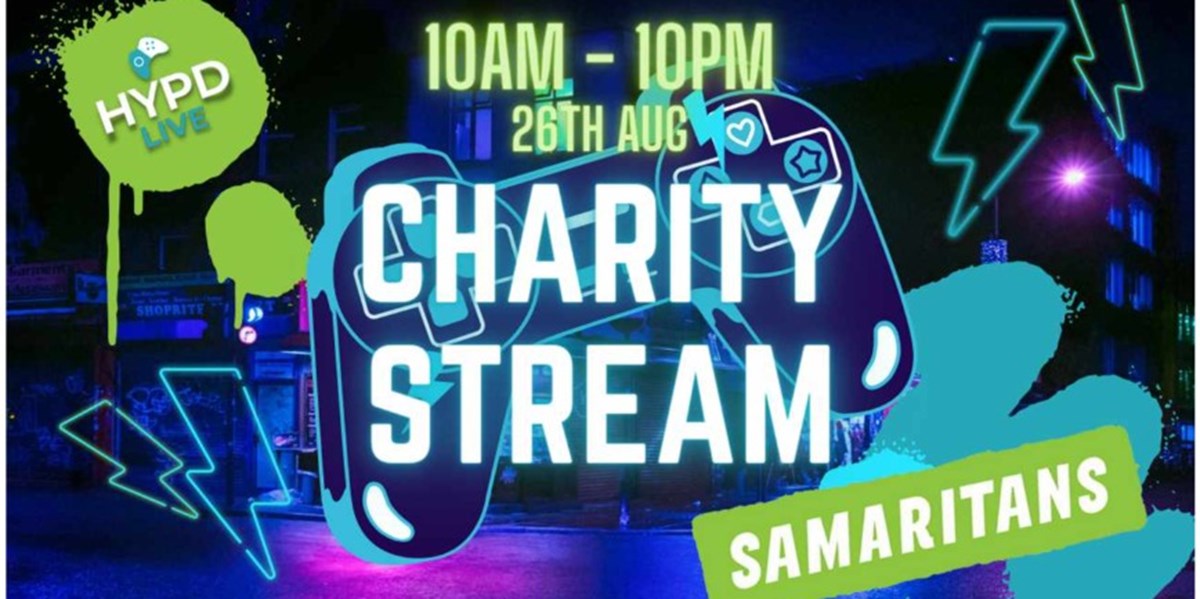 HYPD Gaming is fundraising for Samaritans