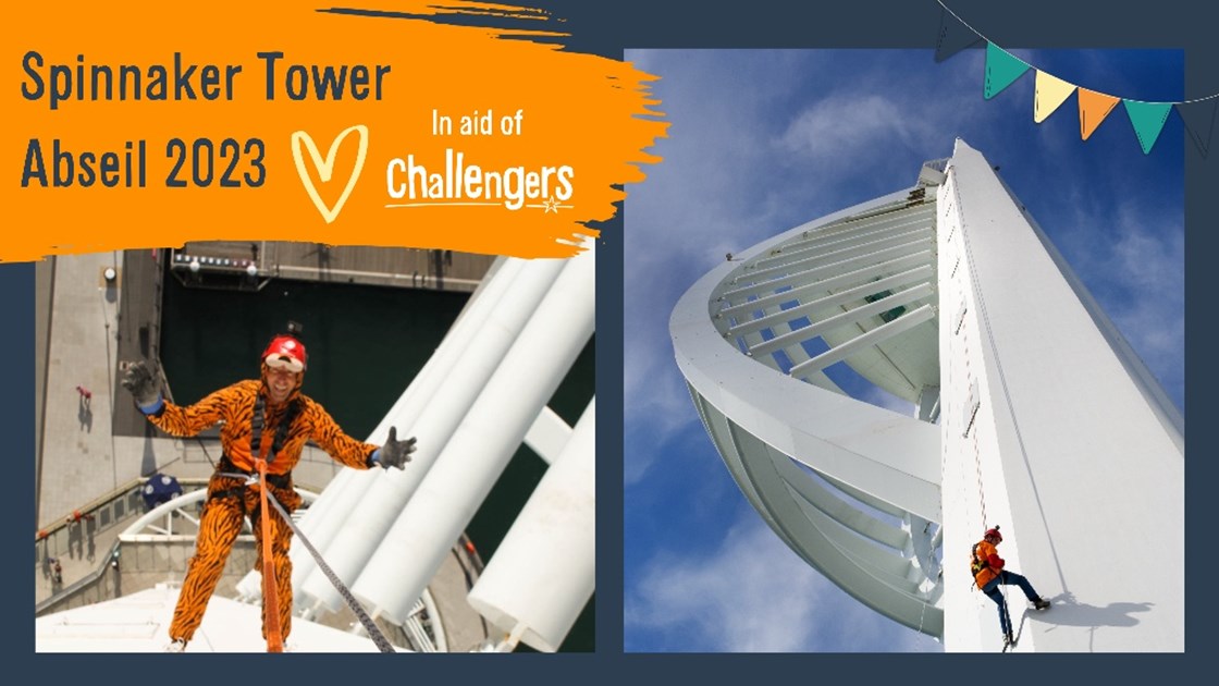 Spinnaker Tower Abseil 2023 in aid of Challengers - JustGiving