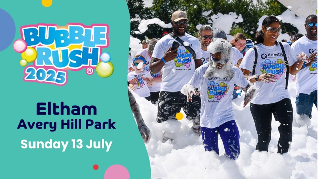 Bubble Rush Eltham 2025 - JustGiving