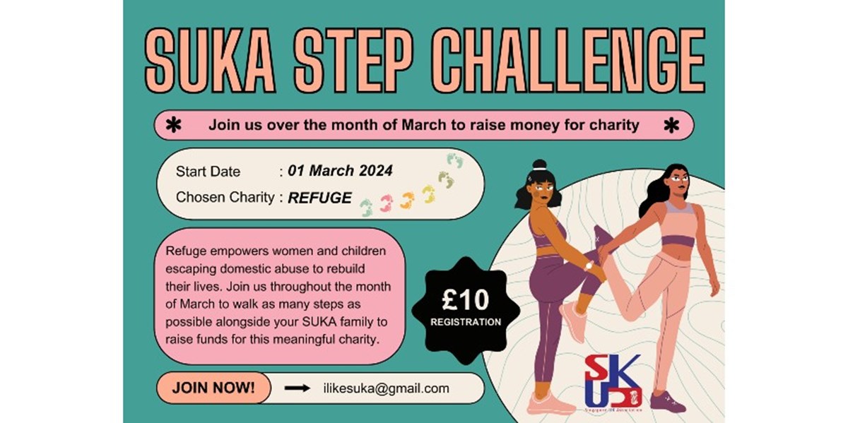 SUKA Singapore is fundraising for Refuge