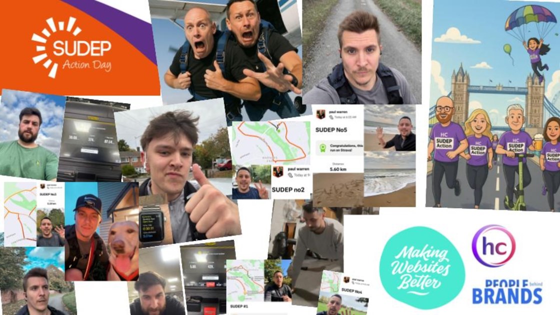 Making Websites Better is fundraising for SUDEP Action