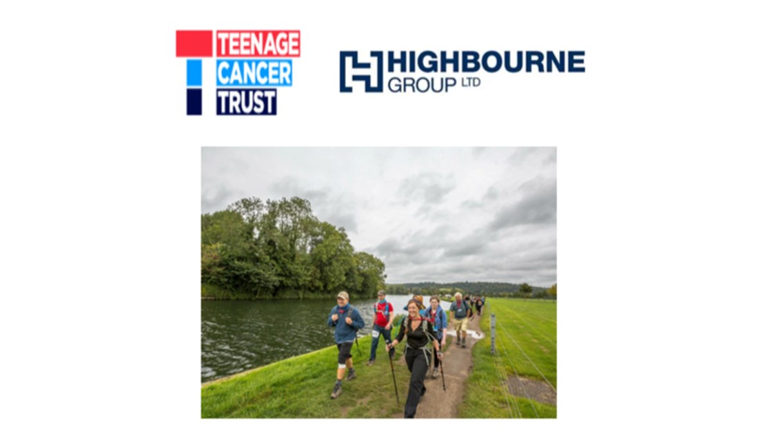 The Highbourne Group is fundraising for Teenage Cancer Trust