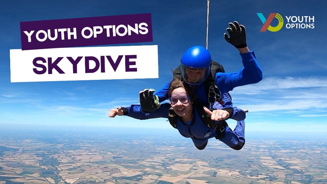 Youth Options Skydive 2025 - JustGiving