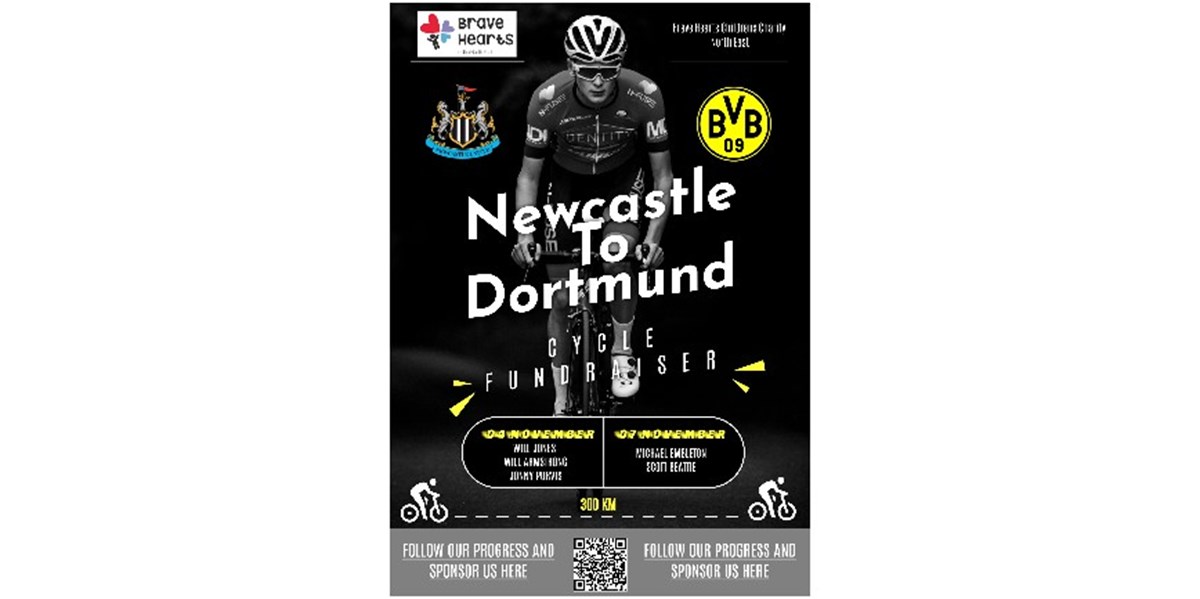 Michael Embleton is fundraising for Brave Hearts of the North East