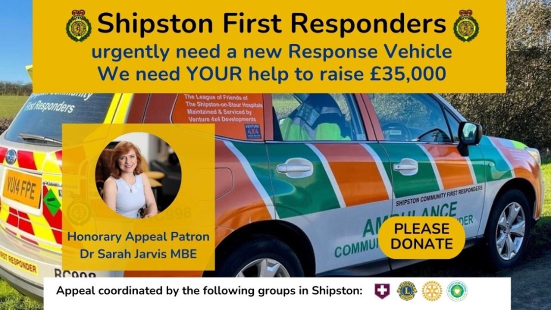 Shipston Community First Responders - JustGiving