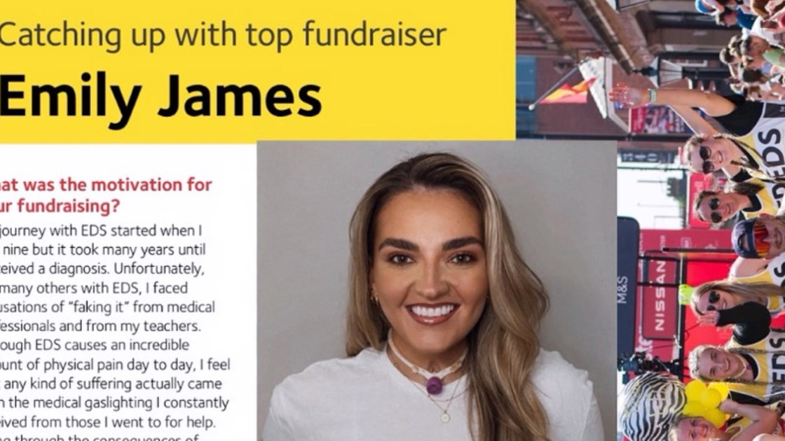 Emily James is fundraising for Ehlers-Danlos Support UK