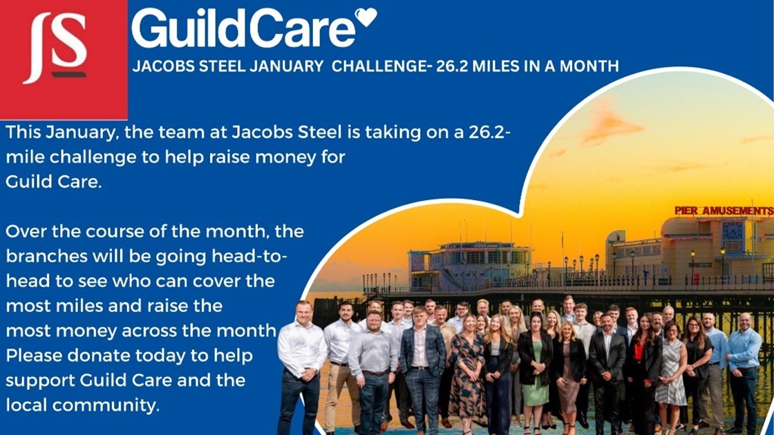 JS Findon Office- Marathon in a Month is fundraising for Guild Care