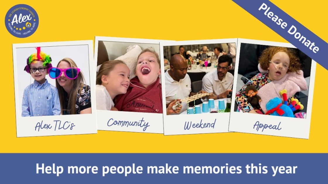 Alex TLC 2023 Community Weekend Appeal - JustGiving