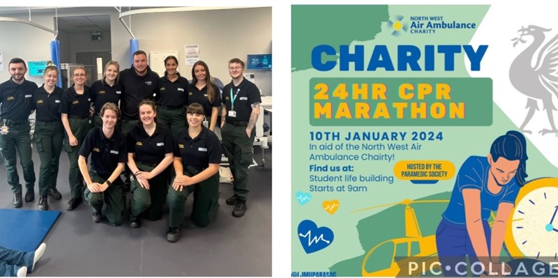 LJMU Paramedic Society is fundraising for North West Air Ambulance
