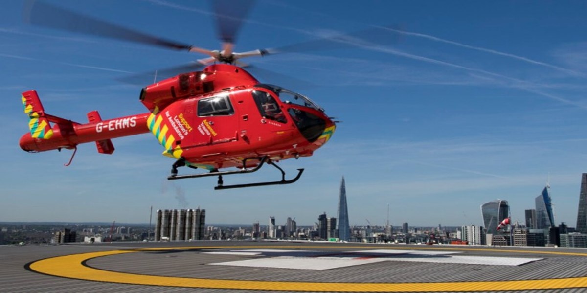 Virginia Stuart-Taylor is fundraising for London's Air Ambulance