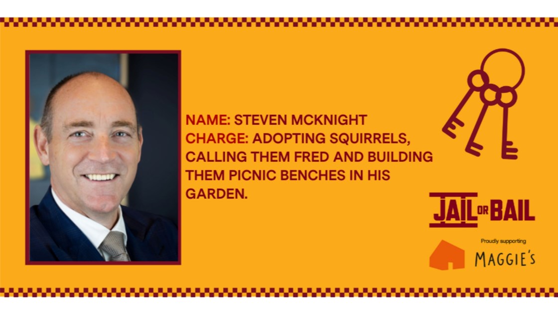 Steve McKnight is fundraising for Maggie's Centres