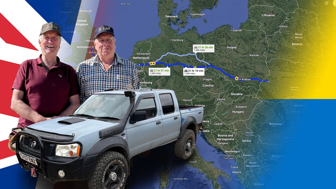 Charlie Anstey and Bruce Ashworth is fundraising for Pickups for Peace