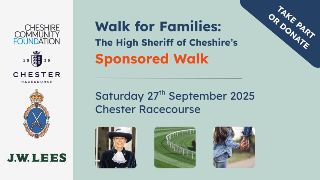 Ian O'Doherty is fundraising for Cheshire Community Foundation Limited