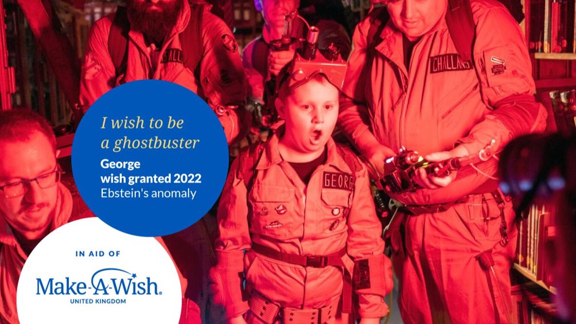 Ryan Denby is fundraising for Make-A-Wish Foundation UK