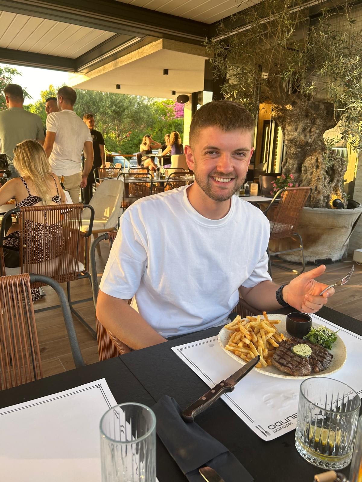 Hannah, Joe A, Danny and Joe C Sky Dive for Josh