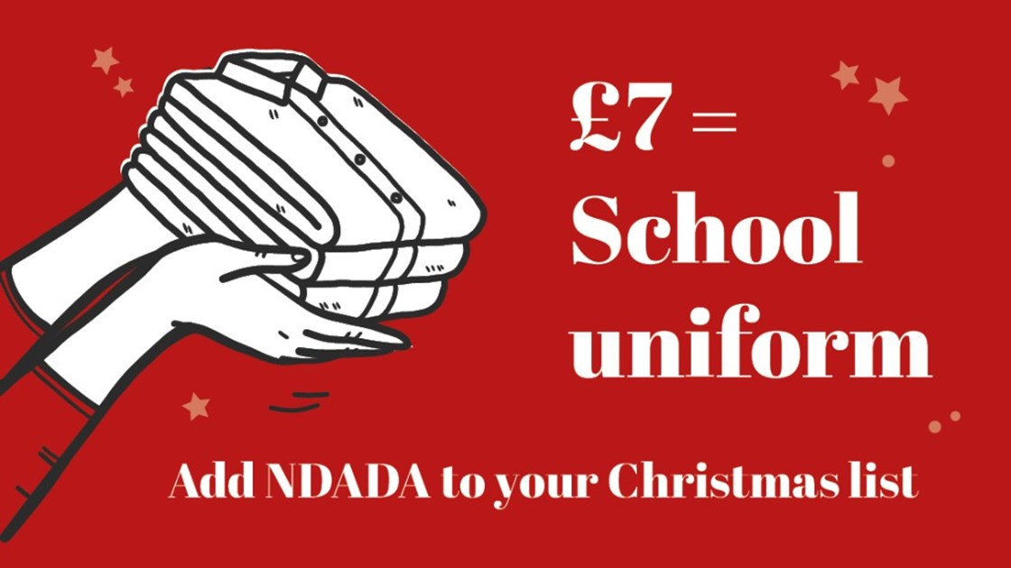 Add NDADA to your Christmas list 2019 - JustGiving