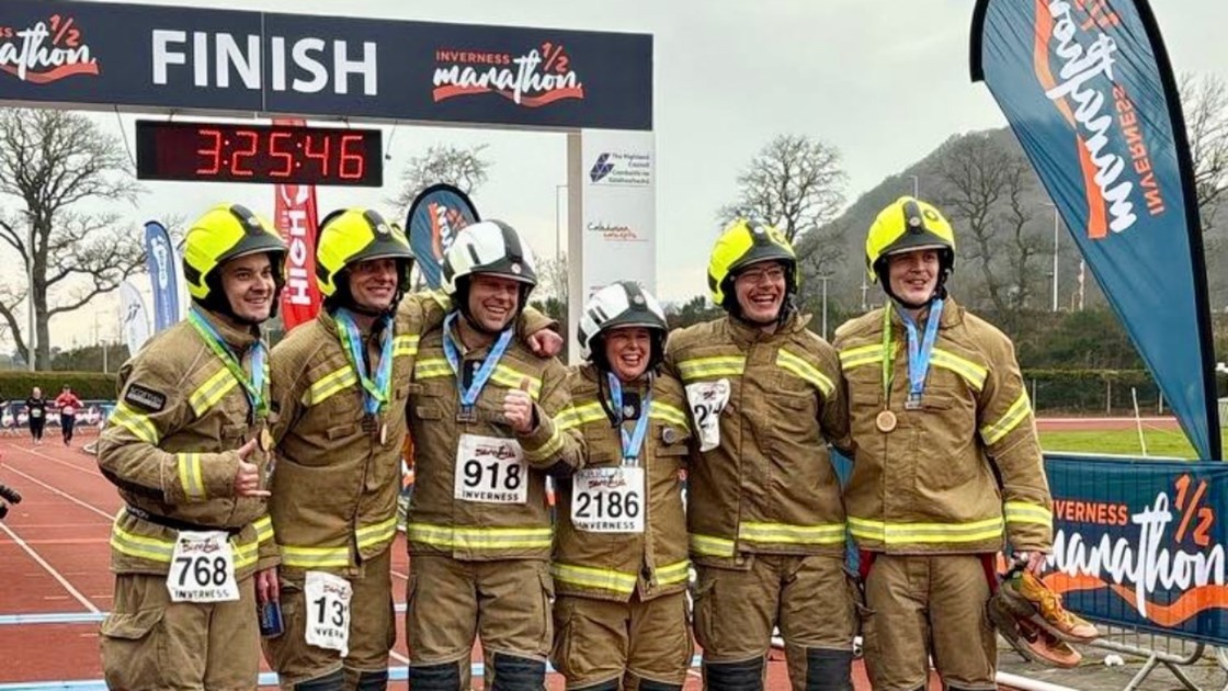 Firefighters on the Run! is fundraising for Highland Hospice